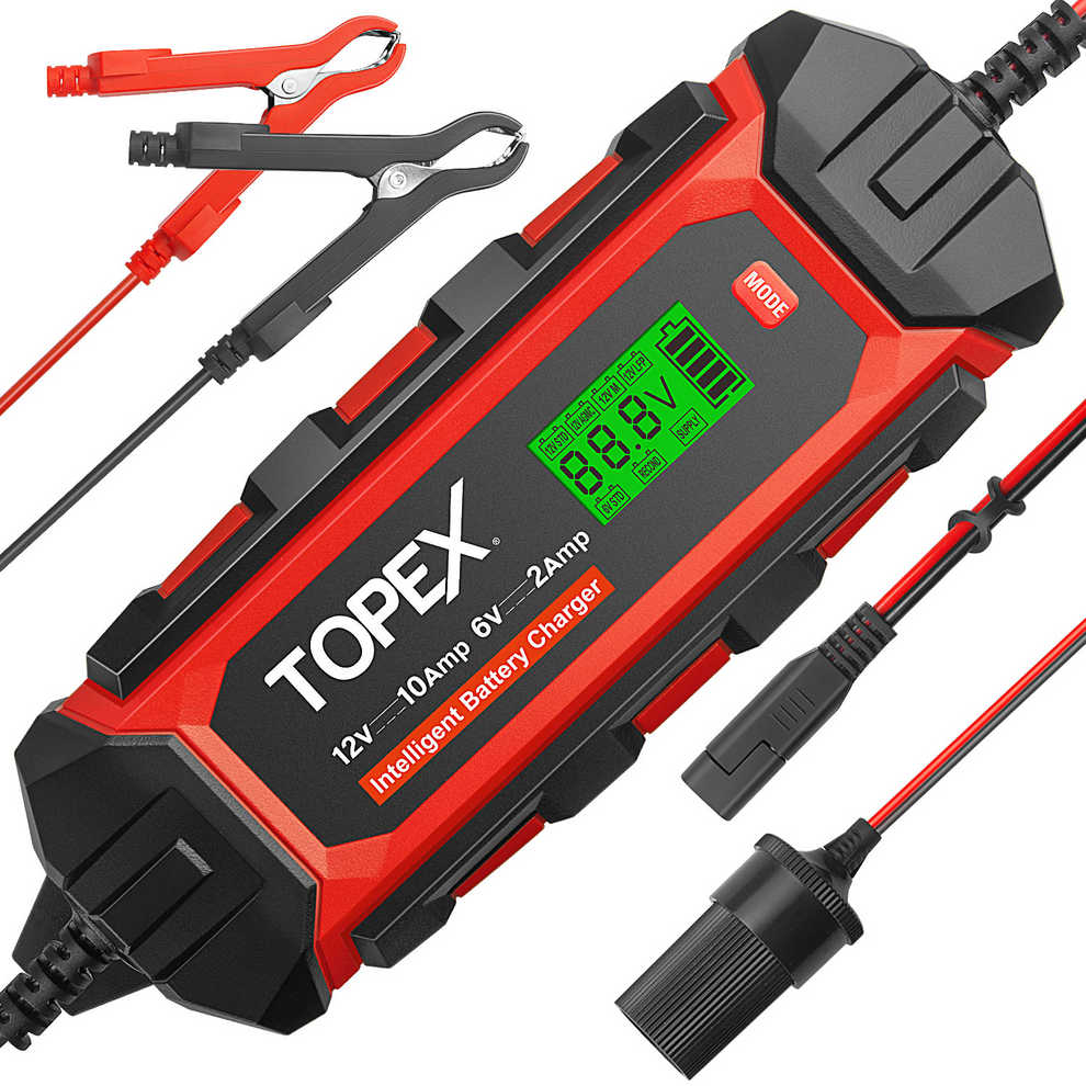 10A BATTERY CHARGER – TOPEX TOOLS